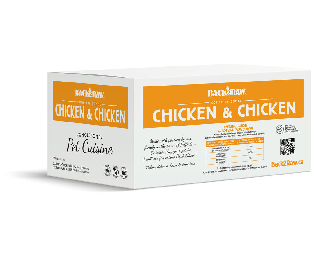 Complete Chicken / Chicken Blend (12lb Box) – Back2Raw